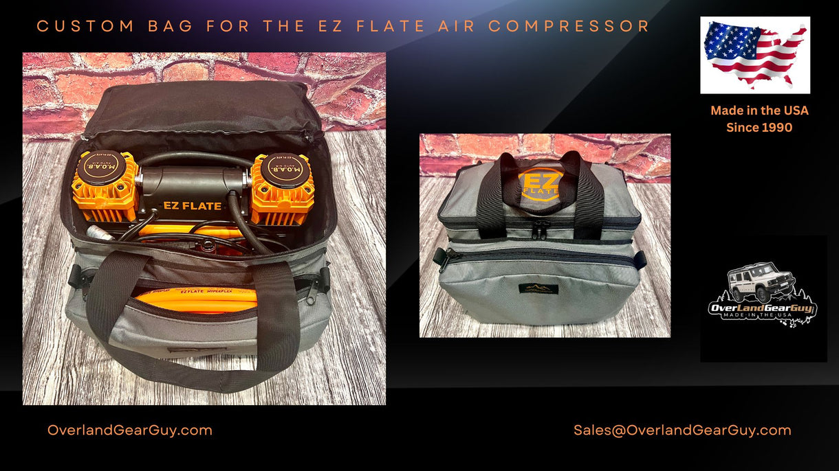 EZ Flate Air Compressor Deluxe Carry Bag - Overland Gear Guy