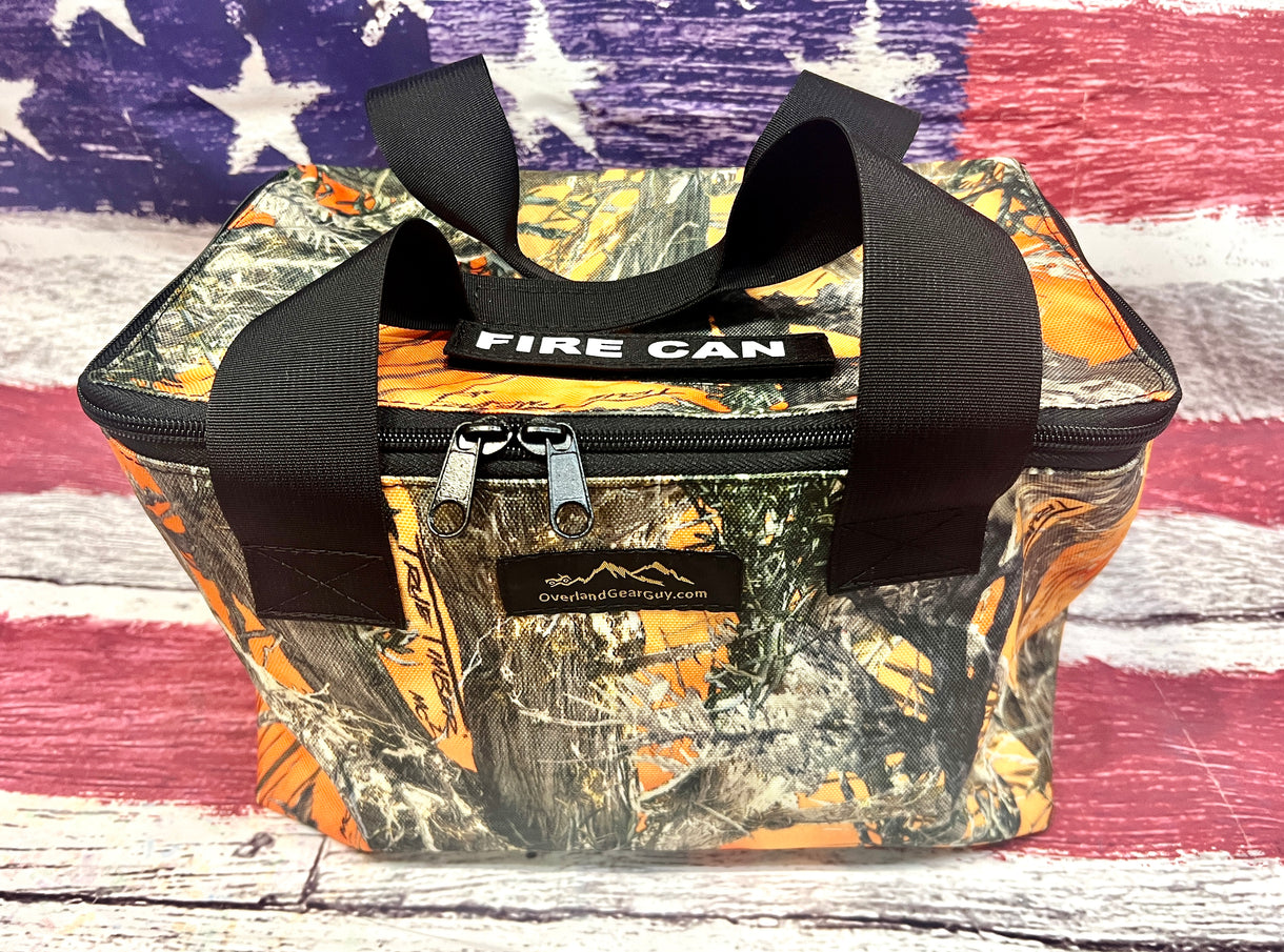 FIRECAN PORTABLE FIRE PIT Carry Bag - IGNIK- Lava Box - Overland Gear Guy