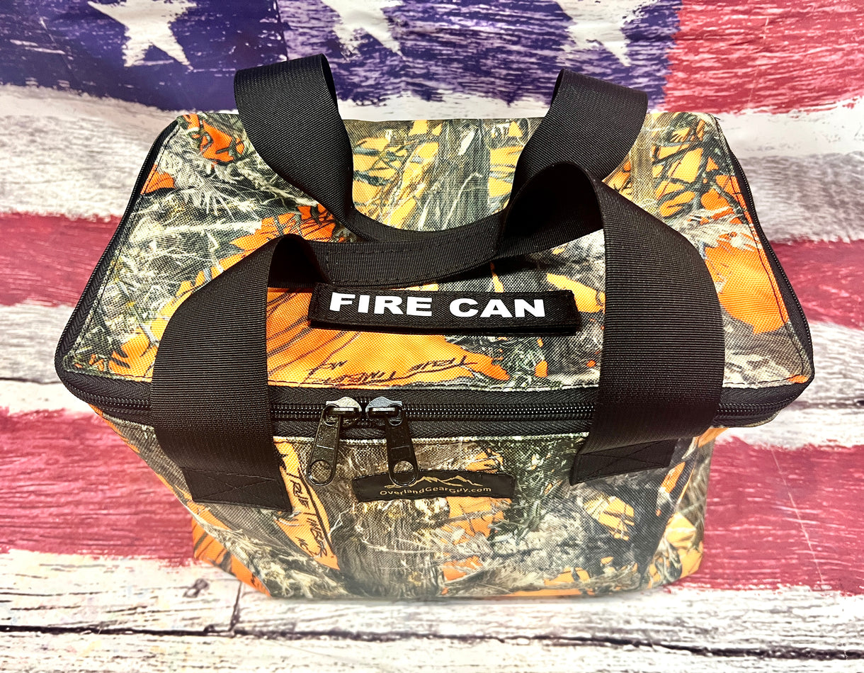 FIRECAN PORTABLE FIRE PIT Carry Bag - IGNIK- Lava Box - Overland Gear Guy