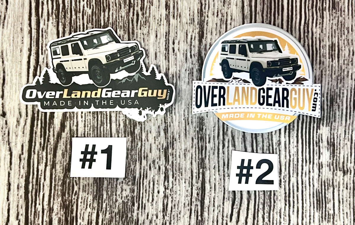 OverlandGearGuy.com Sticker - Ineos -Jeep -Van -4runner – Overland Gear Guy