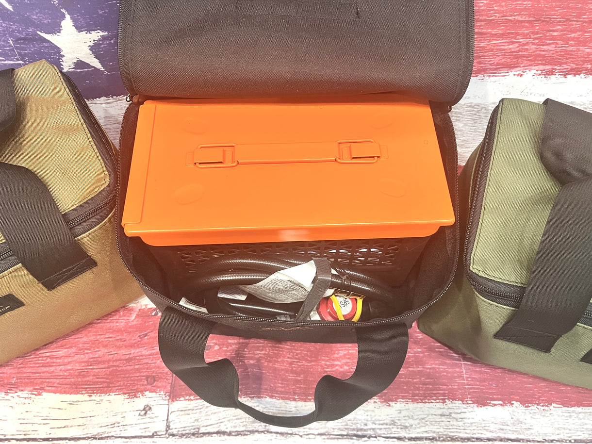 FIRECAN PORTABLE FIRE PIT Carry Bag - IGNIK- Lava Box - Overland Gear Guy
