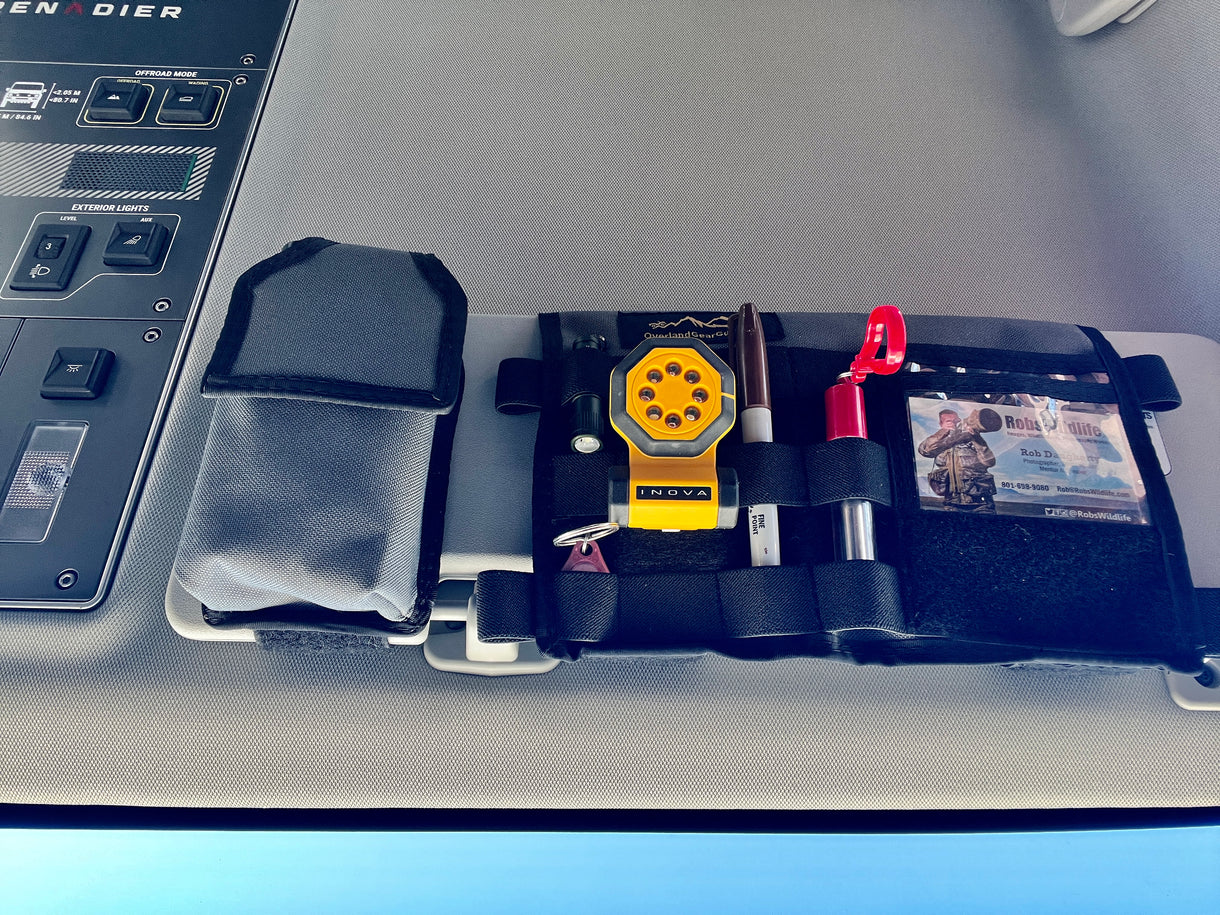 INEOS Grenadier MOLLE Visor Organizer by Overland Gear Guy - Overland ...