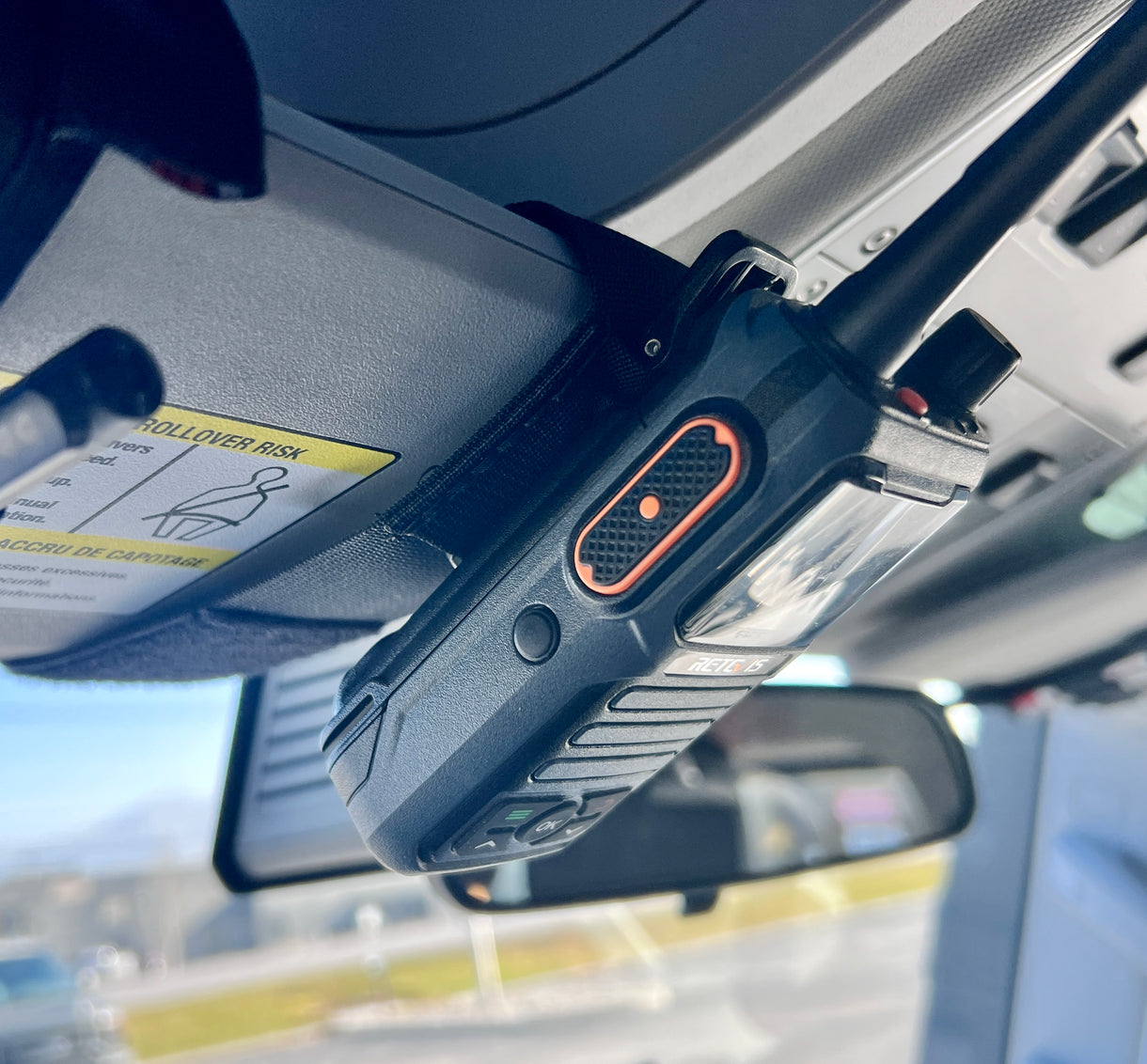 INEOS Grenadier Sun Visor Radio Pouch - Two Way Radio Pocket for Car ...