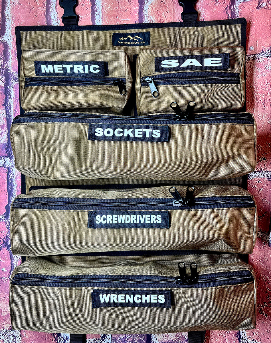 Overland Tool Roll Organizer - Vehicle Tool Bag Organizer by Overland ...