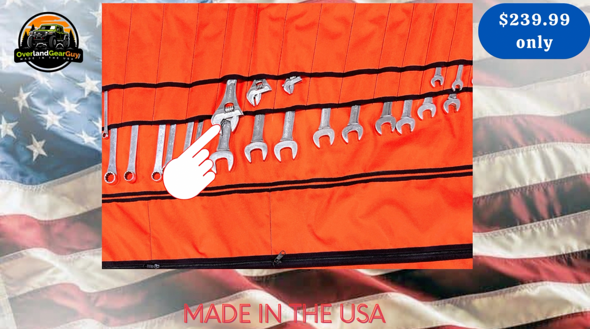 Overland Tool Wrap - Custom Tool Wrap, Tool Pouch by Overland Gear Guy