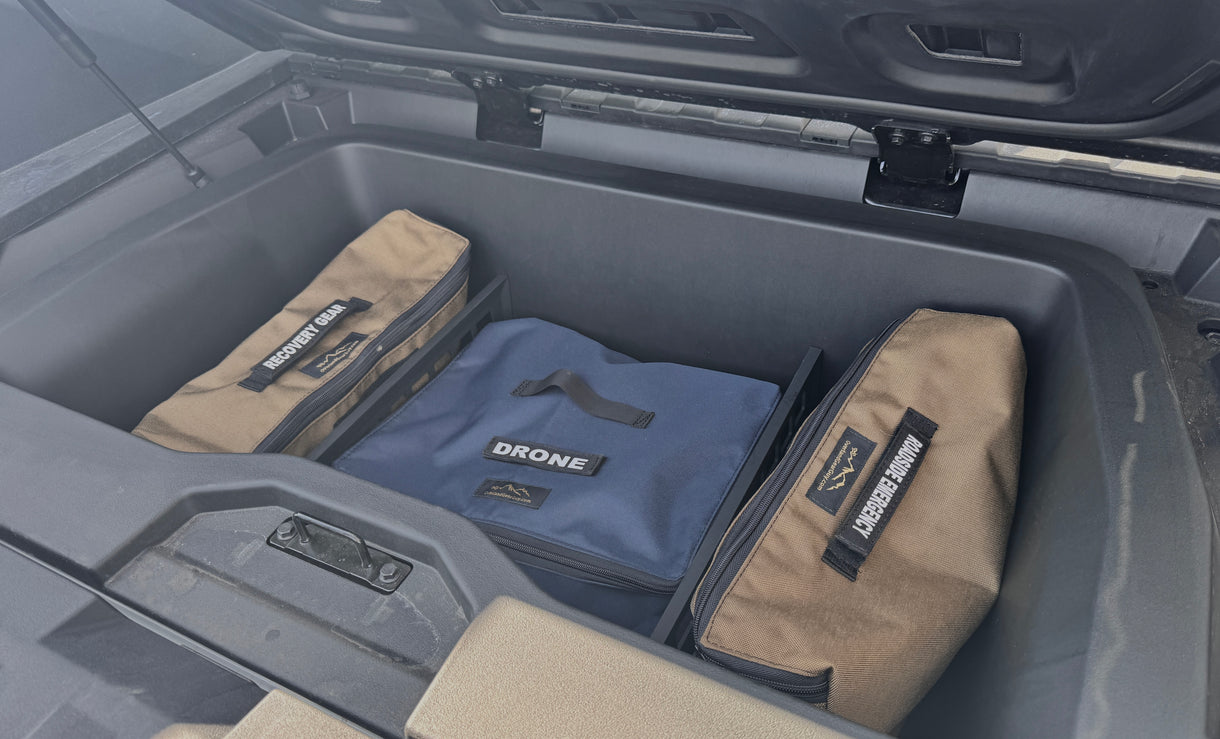 Cyber Truck Back Trunk Bags - Overland Gear Guy