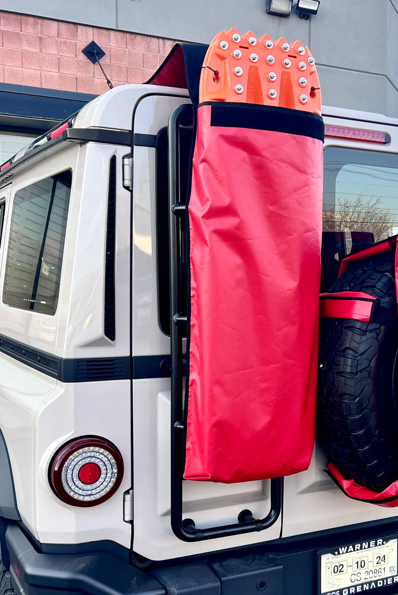 Traction Recovery Board Storage Bag LADDER Mount – Overland Gear Guy