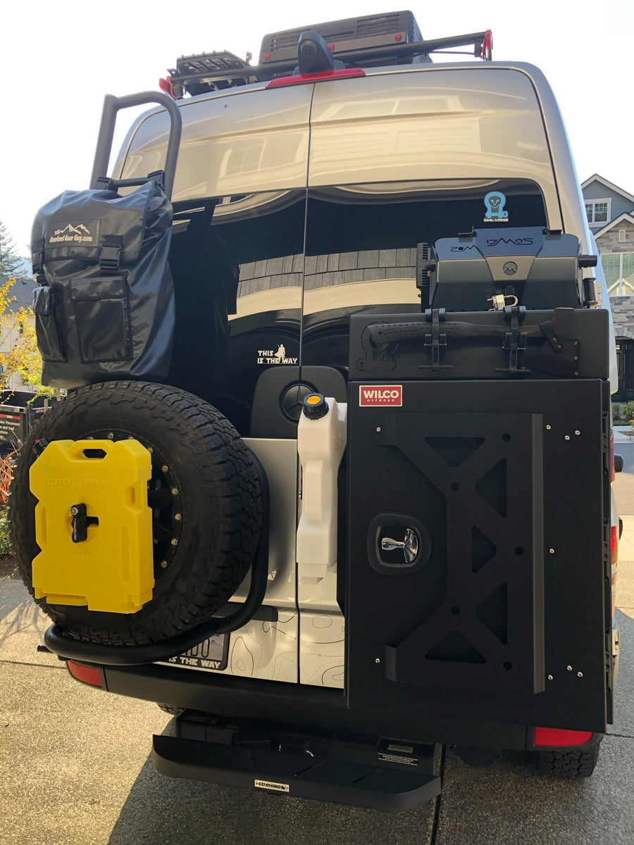 Rear Ladder Trash Bag by Overland Gear Guy - Ladder Bag for trash