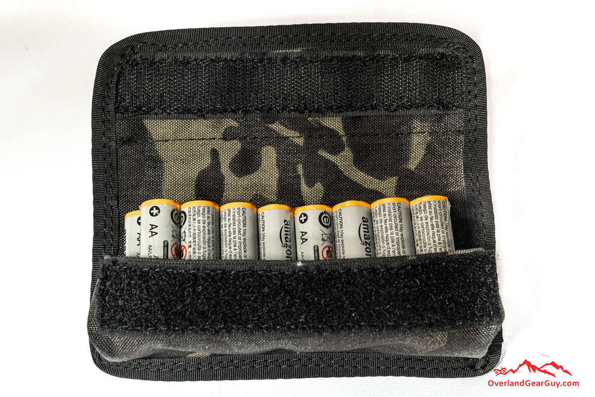 Battery Storage Pouch, Custom Battery Pocket by Overland Gear Guy