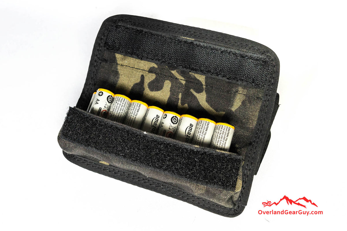 Battery Storage Pouch, Custom Battery Pocket by Overland Gear Guy