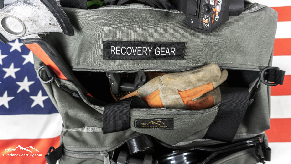 Overland Recovery Gear Bag - Off Road Recovery Gear Storage Bag ...