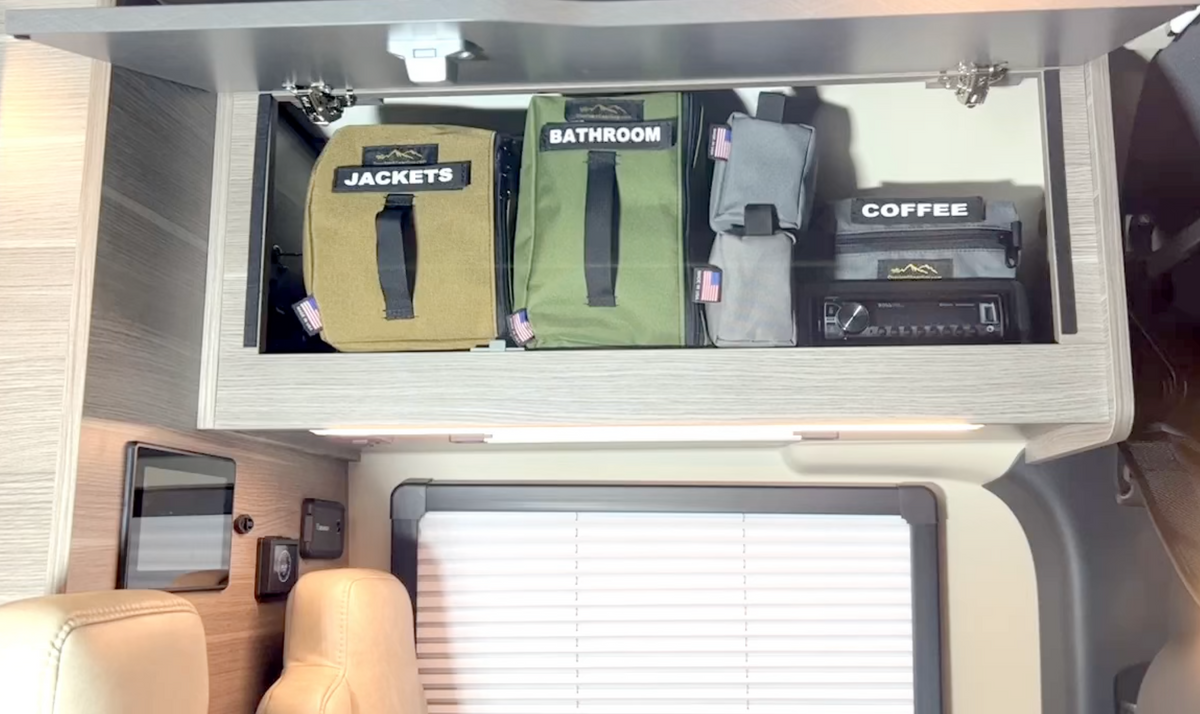 Mule Bag Divider Pouch, Van Overhead Storage Locker Divider Bag ...