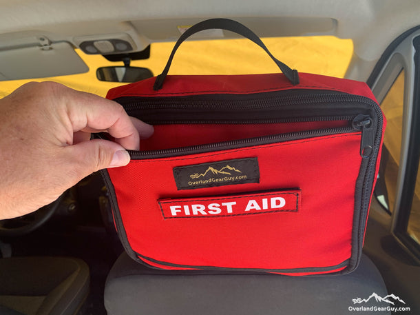 First Aid Kit Headrest Pouch - Vehicle First Aid Kit by Overland Gear ...