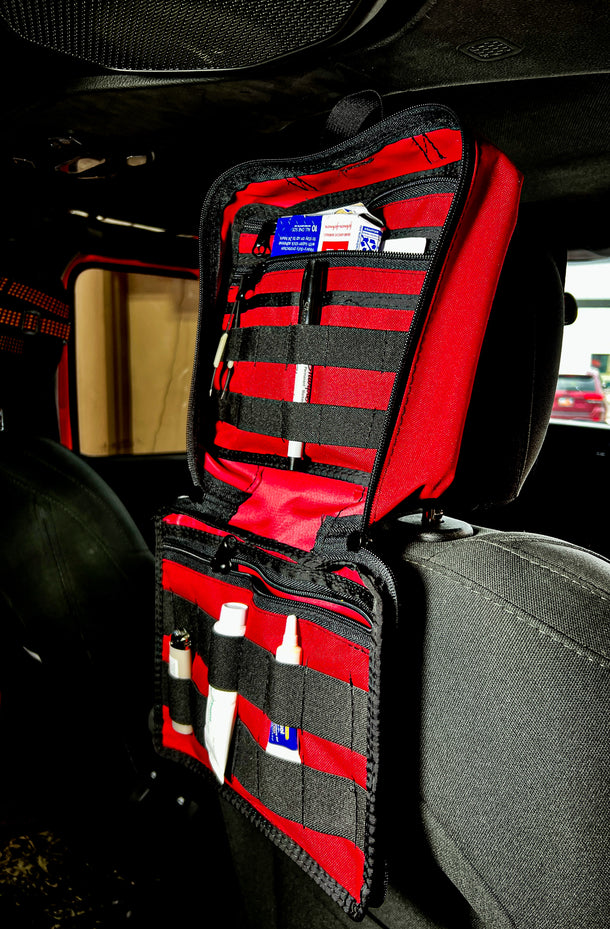 First Aid Kit Headrest Pouch - Vehicle First Aid Kit by Overland Gear ...