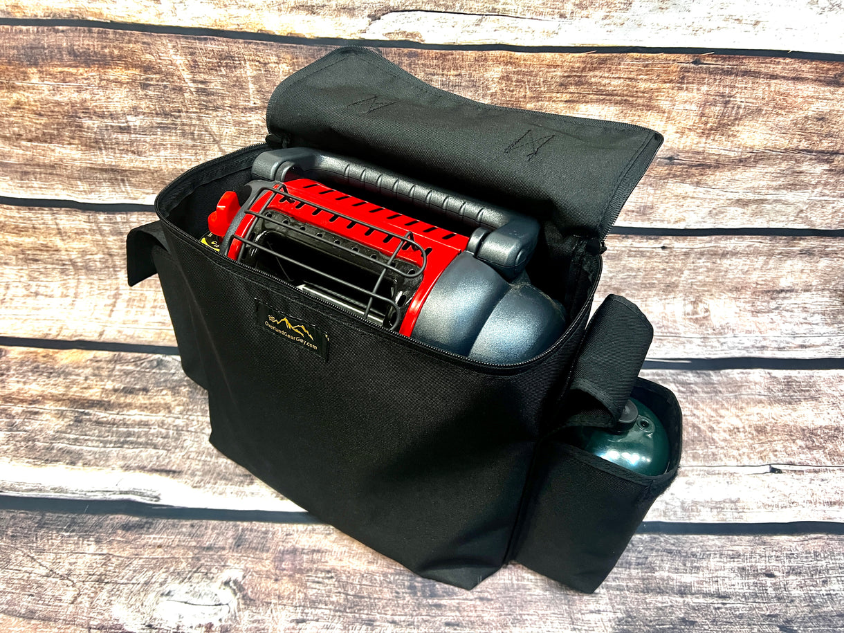 Mr Buddy Heater Bag II w/bottle pouches - Overland Gear Guy