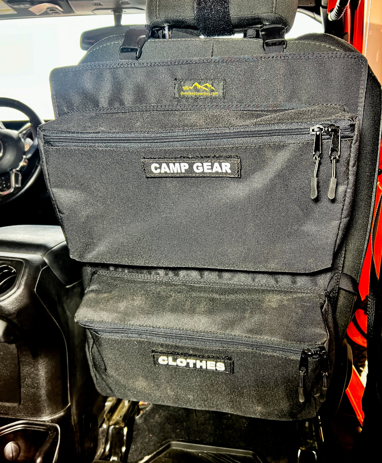 Overlander 2 Seat Organizer - Overland Gear Guy