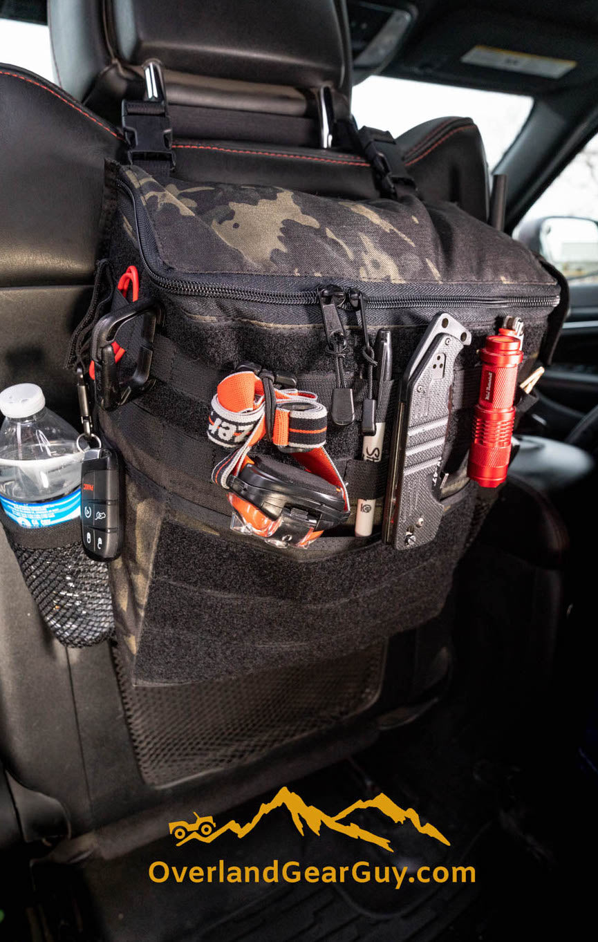 Sequoia MOLLE Headrest Storage Bag, Storage Pouch by Overland Gear Guy ...