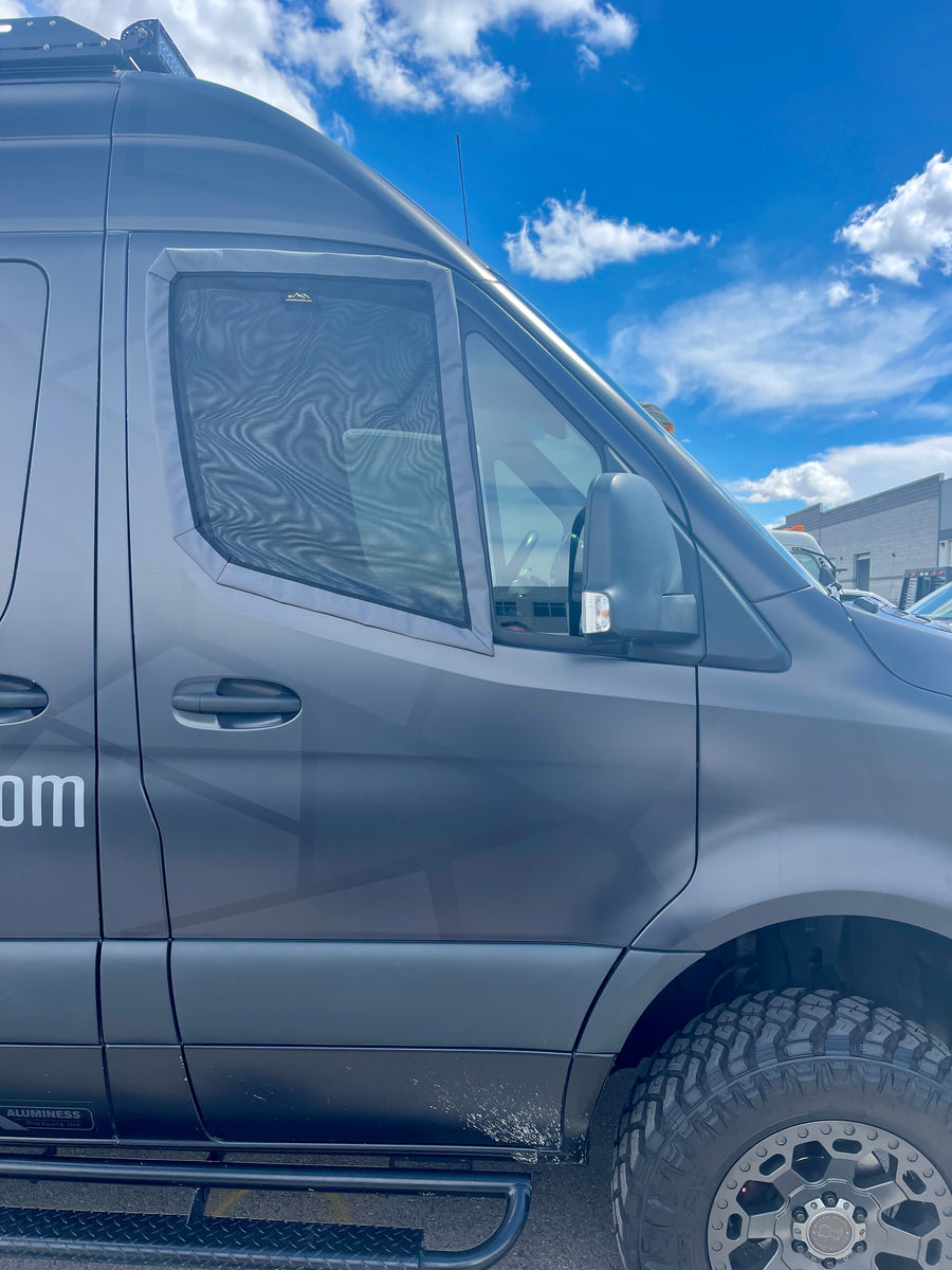 Campervan Front Driver / Passenger Bug Screen, Van Window Bug Screen ...