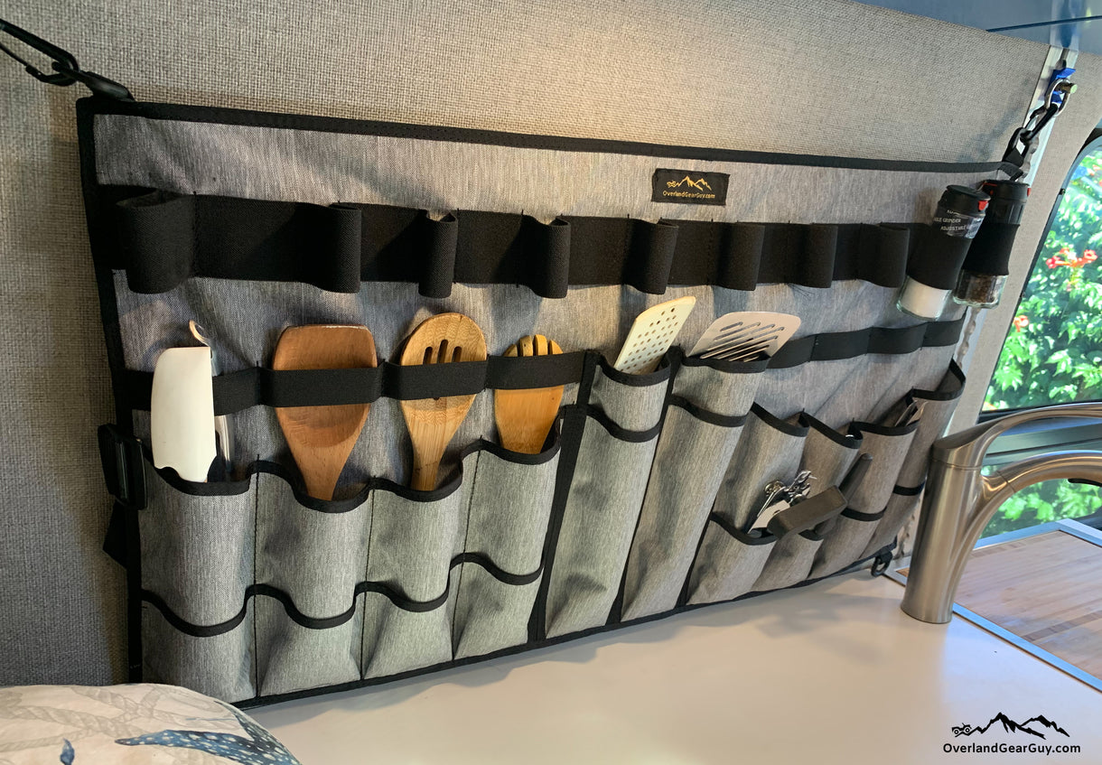 Top Chef Utensil Organizer, Van Life Utensil Organizer by Overland Gear ...